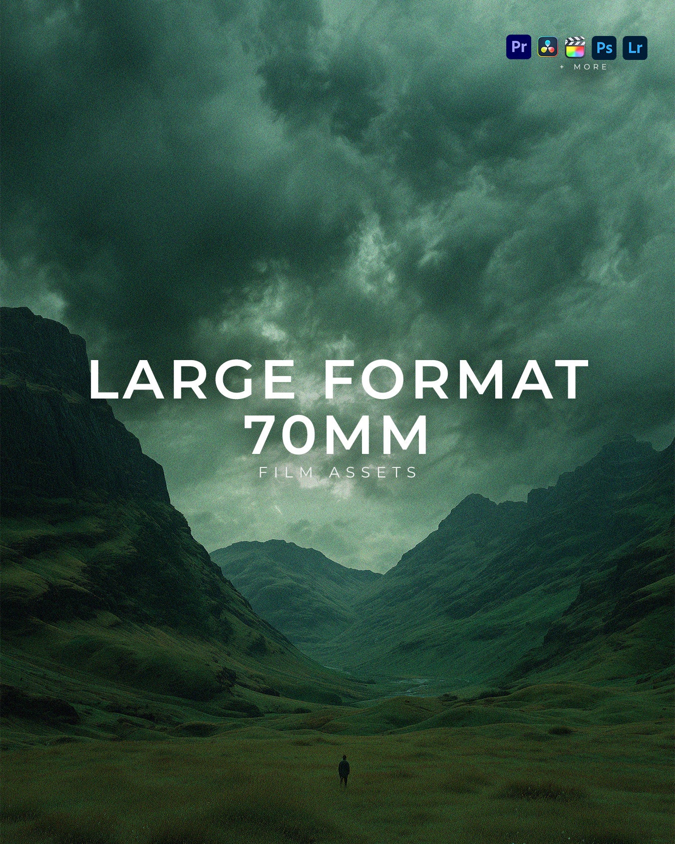 Large Format 70mm Film Pack – 100+ Film Assets – Moses Aurelius